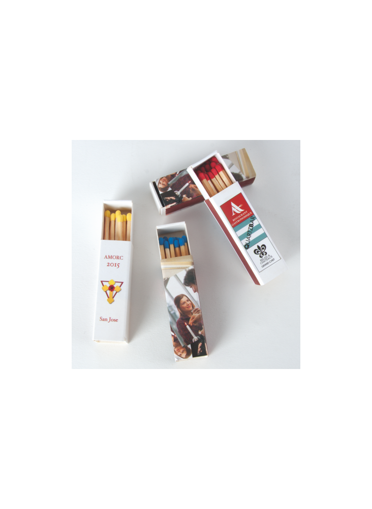 Boîte d`allumettes avec 20 allumettes publicitaire publicitaire