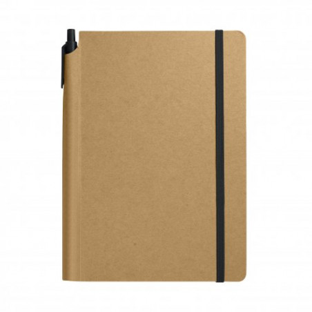 Cahier de notes A5 avec stylo bleue personnalisable pas cher